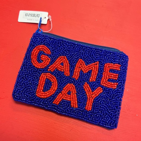 viola | Bags | Beaded Game Day Coin Purse New | Poshmark